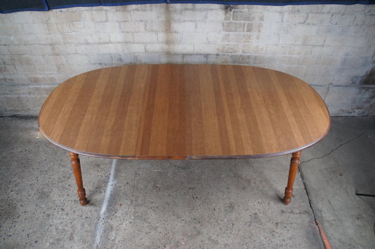 Tell City Chair Co. Hard Rock Maple Colonial Style Round Extendable ...