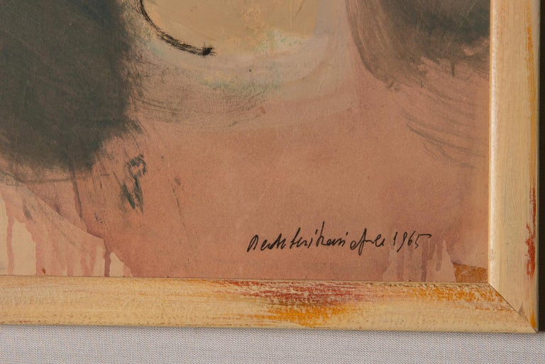 Tempera and Watercolor in Modern Taste For Sale at 1stDibs