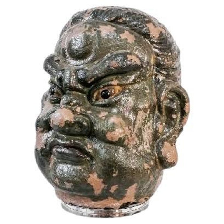 Temple Guardian Sculpture, China, Ming Era For Sale at 1stDibs