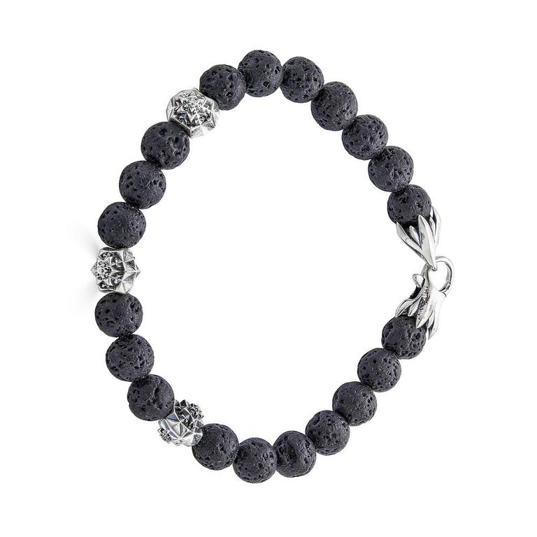 Temple Lava Stone Bracelet For Sale at 1stDibs