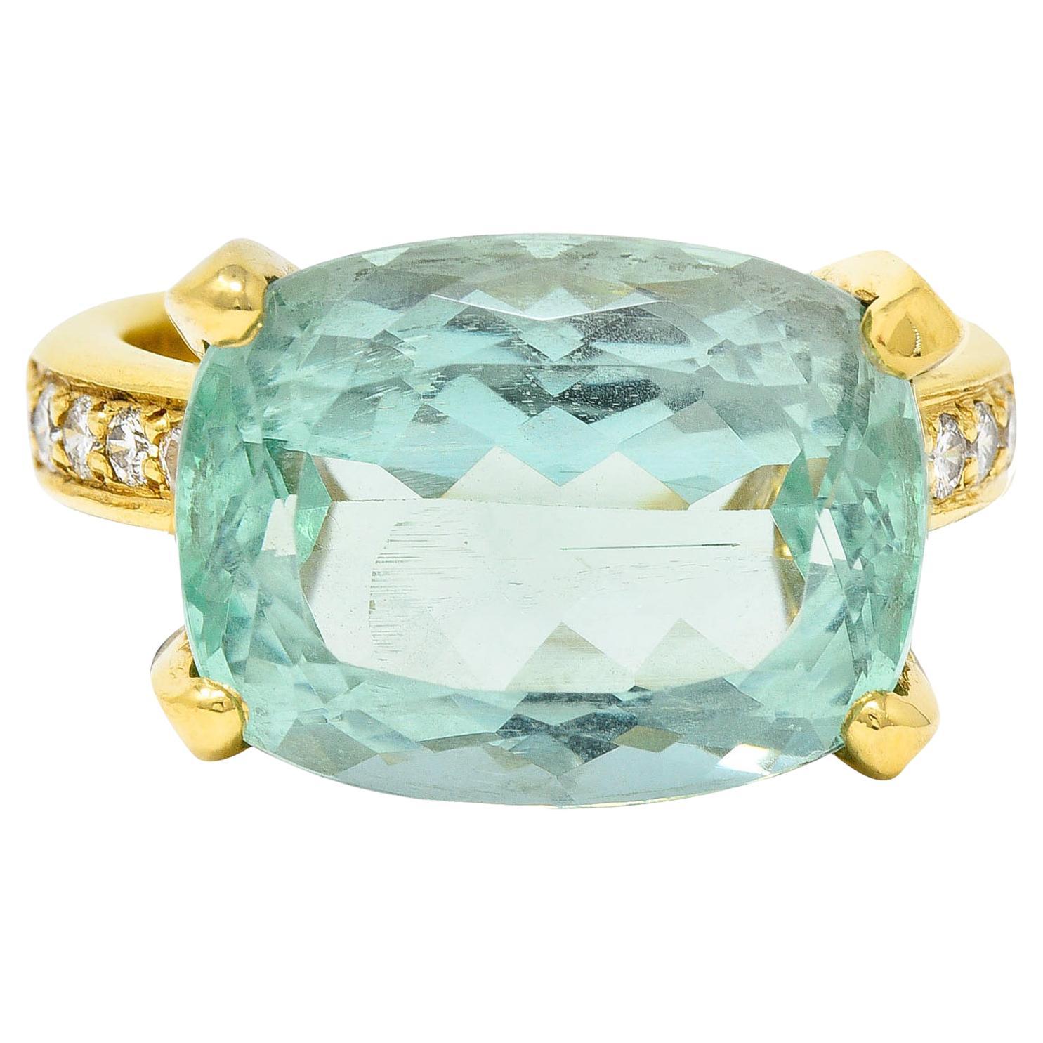 TEMPLE ST. CLAIR Imperial Topaz Diamond Yellow Gold Ring at 1stDibs ...