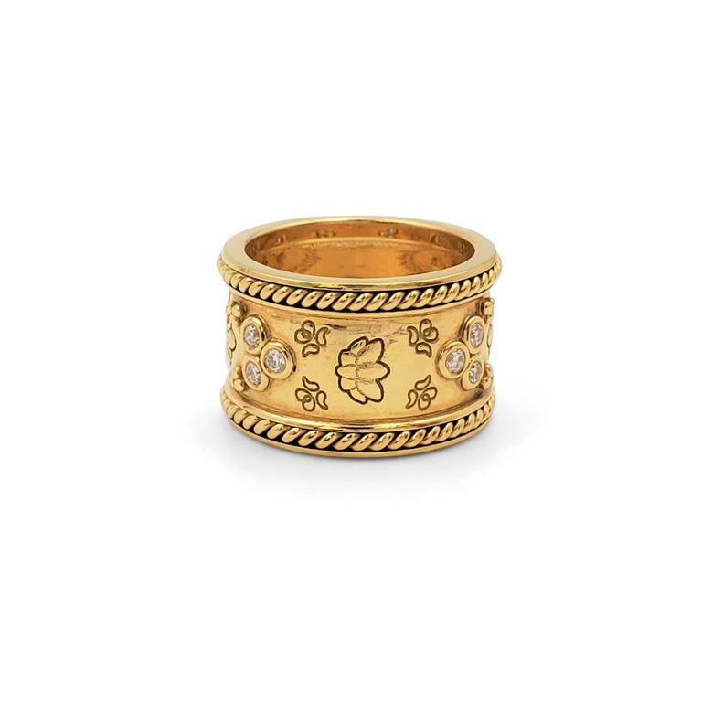 Temple St. Clair 'Nomad' Yellow Gold and Diamond Band at 1stDibs