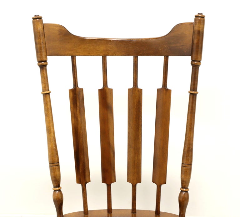 TEMPLE STUART Rockingham Solid Maple Windsor Cattail Dining Side Chairs ...