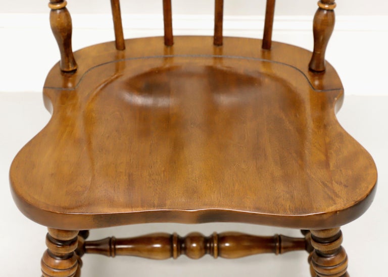 TEMPLE STUART Rockingham Solid Maple Windsor Cattail Dining Side Chairs ...