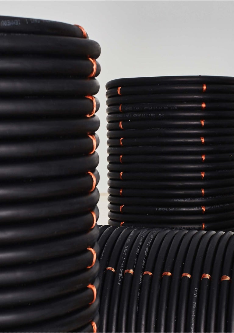 Temporal Collection, Limited Edition, Electric Cable Stool by Lucas ...