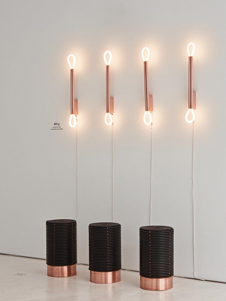 Temporal Collection, Limited Edition, Electric Cable Stool by Lucas ...