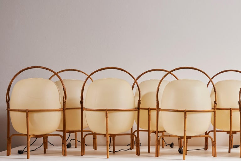 Ten "Cesta" Floor/Table Lamps by Miguel Milà at 1stDibs
