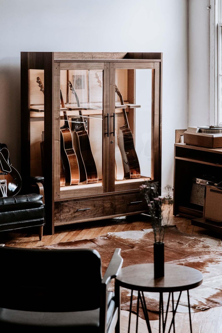 Ten Guitar Humidor, Wood Display Case, the Guitar Habitat For Sale at ...