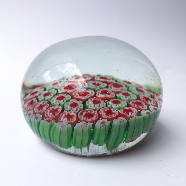 Ten Paperweight Millefiori Collection in Italian Murano Glass ...