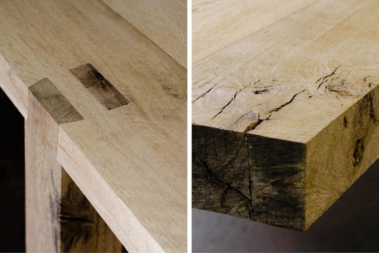 Ten-Seat Carpenters Dining Table in French Oak For Sale at 1stDibs ...