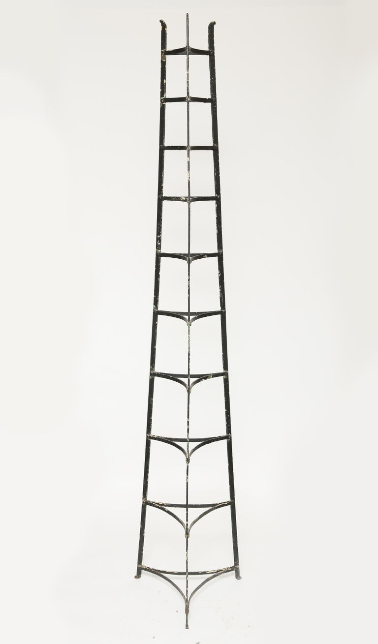 Ten-Tier Iron English Standing Pot Rack at 1stDibs