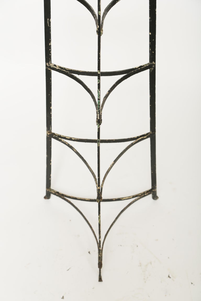 Ten-Tier Iron English Standing Pot Rack at 1stDibs