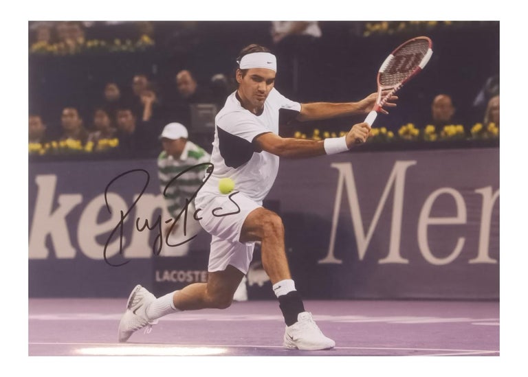 Tennis Grand Slam Tournament Winners Signed Photographs For Sale at 1stDibs