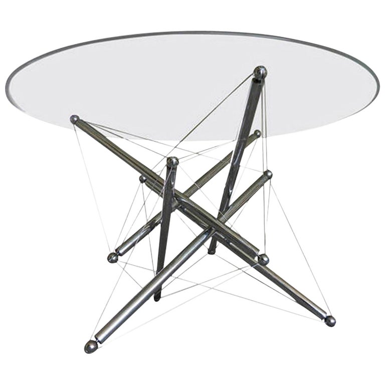 Tensegrity Table Base by Theodore Waddell for Cassina at 1stDibs