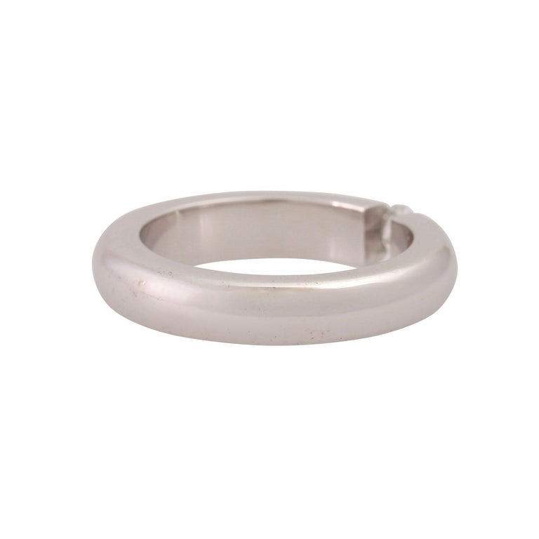Tension Ring, with Brilliant Approx. 0.25 Ct For Sale at 1stDibs