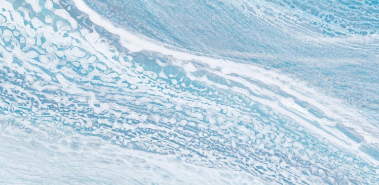 Teodora Guererra - 'Blue Delirium', Large Contemporary Abstract Acrylic ...