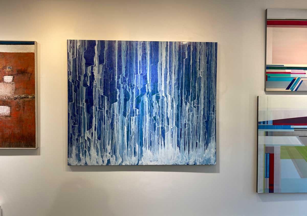 Teodora Guererra - "Fractured Water, " Abstract Painting at 1stDibs ...