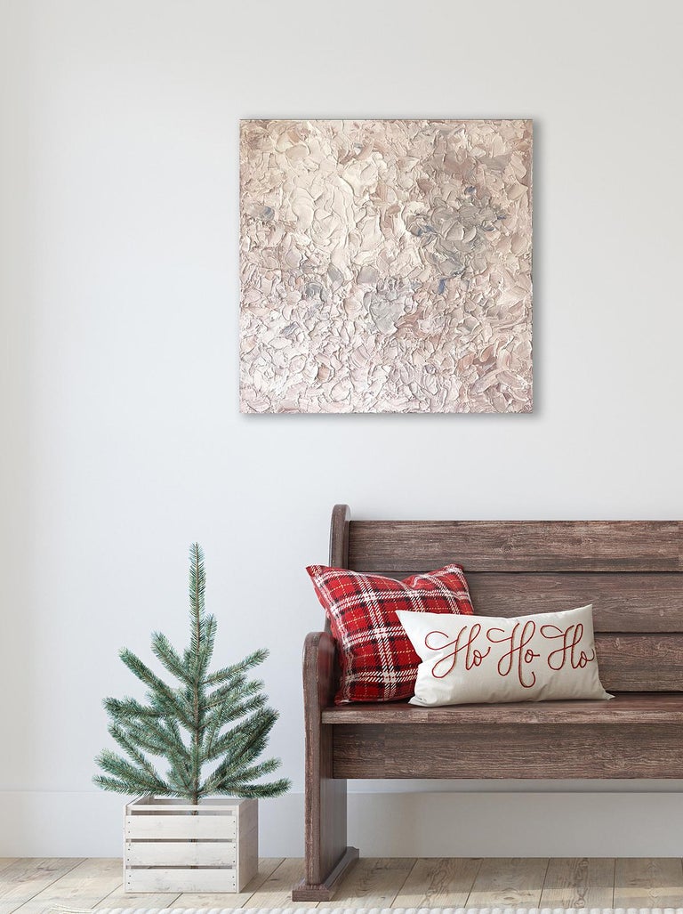 Teodora Guererra - "Strawberry Shortcake," Abstract Oil Painting at 1stDibs