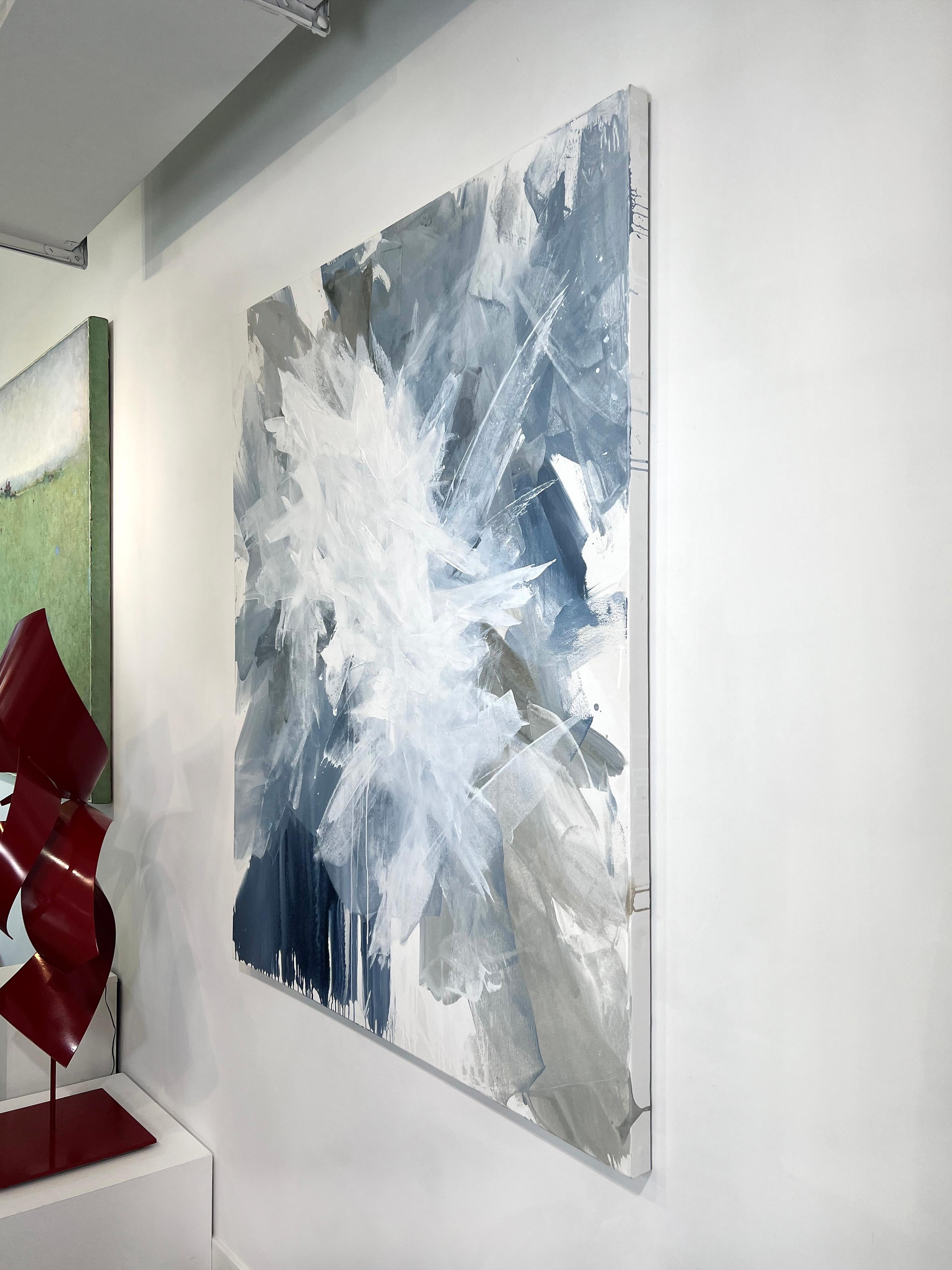 Teodora Guererra - "White Dove, " Contemporary Abstract Painting For ...