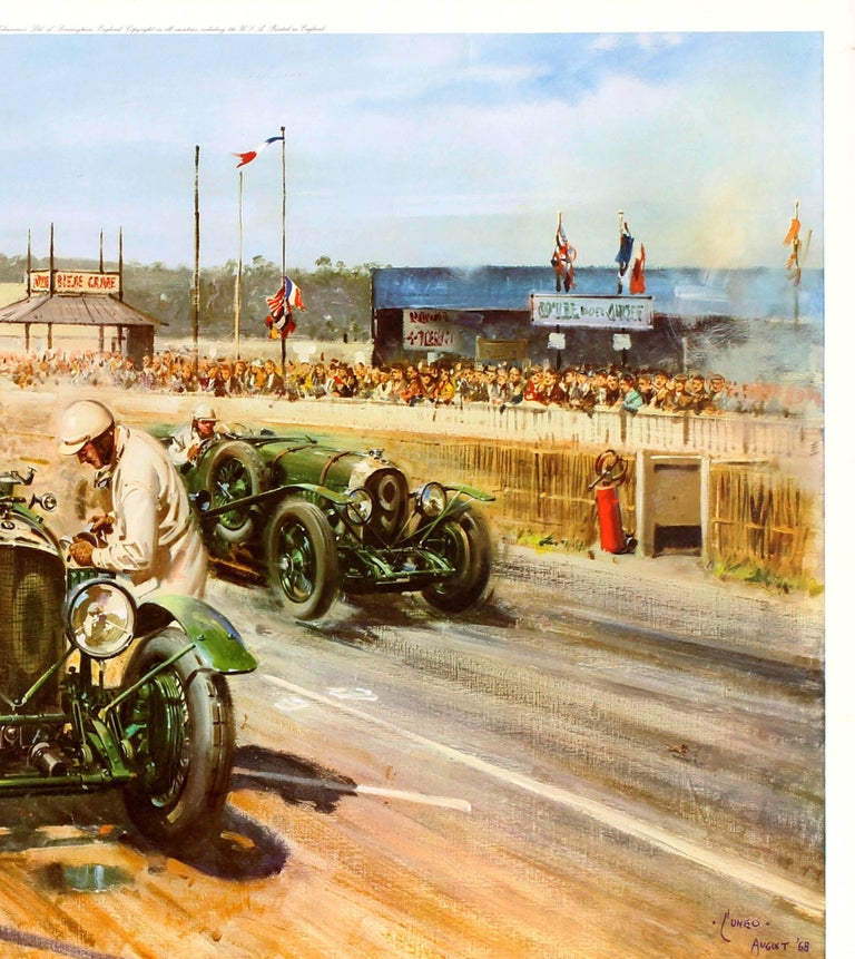 Terence Cuneo - Original Vintage Bentley Motor Poster By Cuneo Bentleys ...