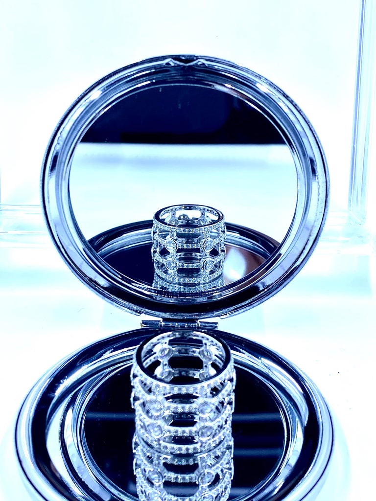 Teresa Large Banded Cage Ring For Sale (Free Shipping) at 1stDibs