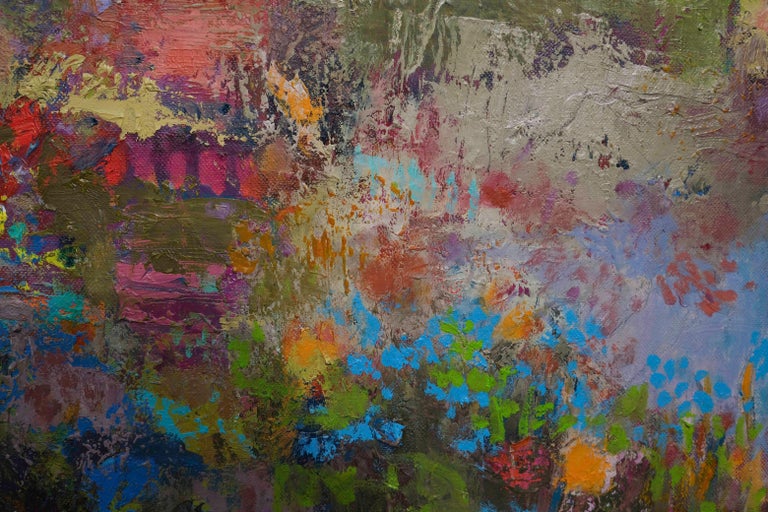 Teresa Pemberton - Flowers in the Meadow by Teresa Pemberton, Abstract ...