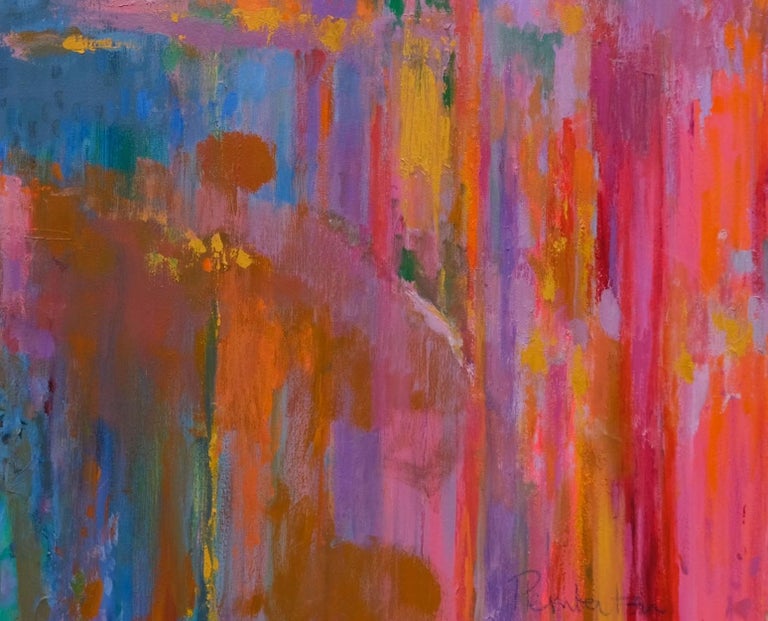 Teresa Pemberton - Light on Water, Gerhard Richter Style Abstract ...