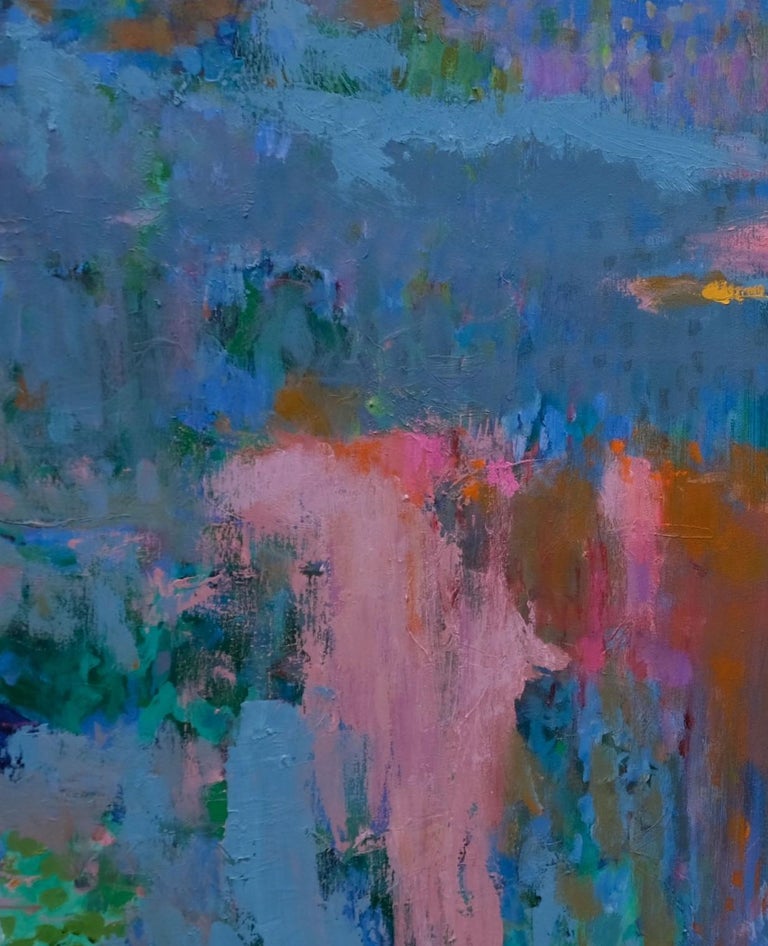 Teresa Pemberton - Light on Water, Gerhard Richter Style Abstract ...