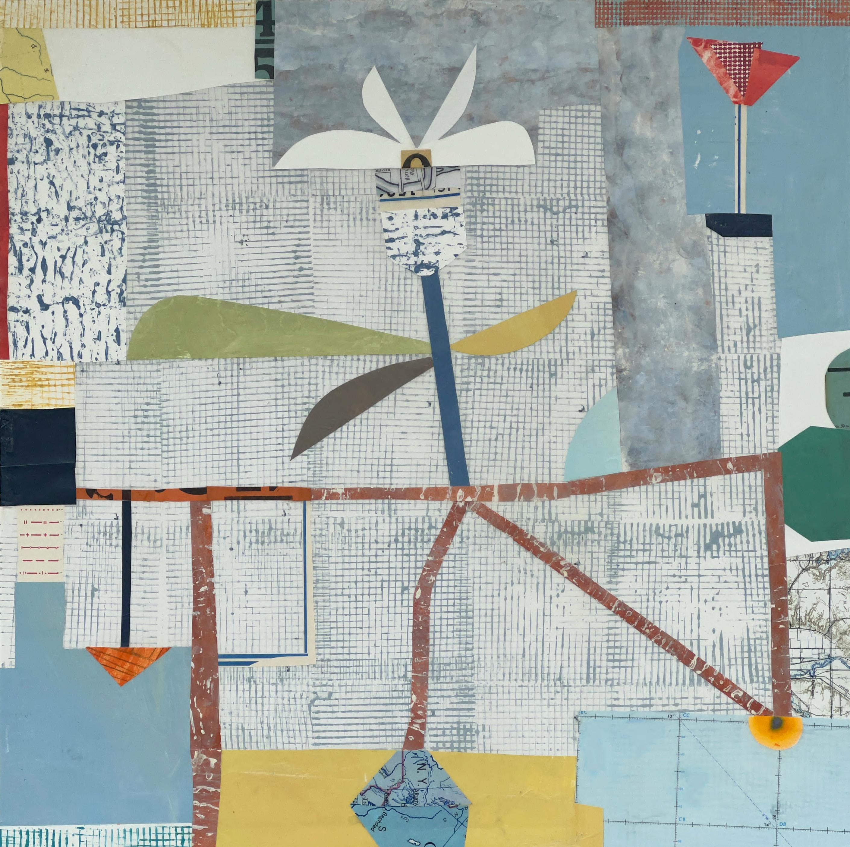 Teresa Stanley - Plant Growing In Between Building No. 1- plants, green ...