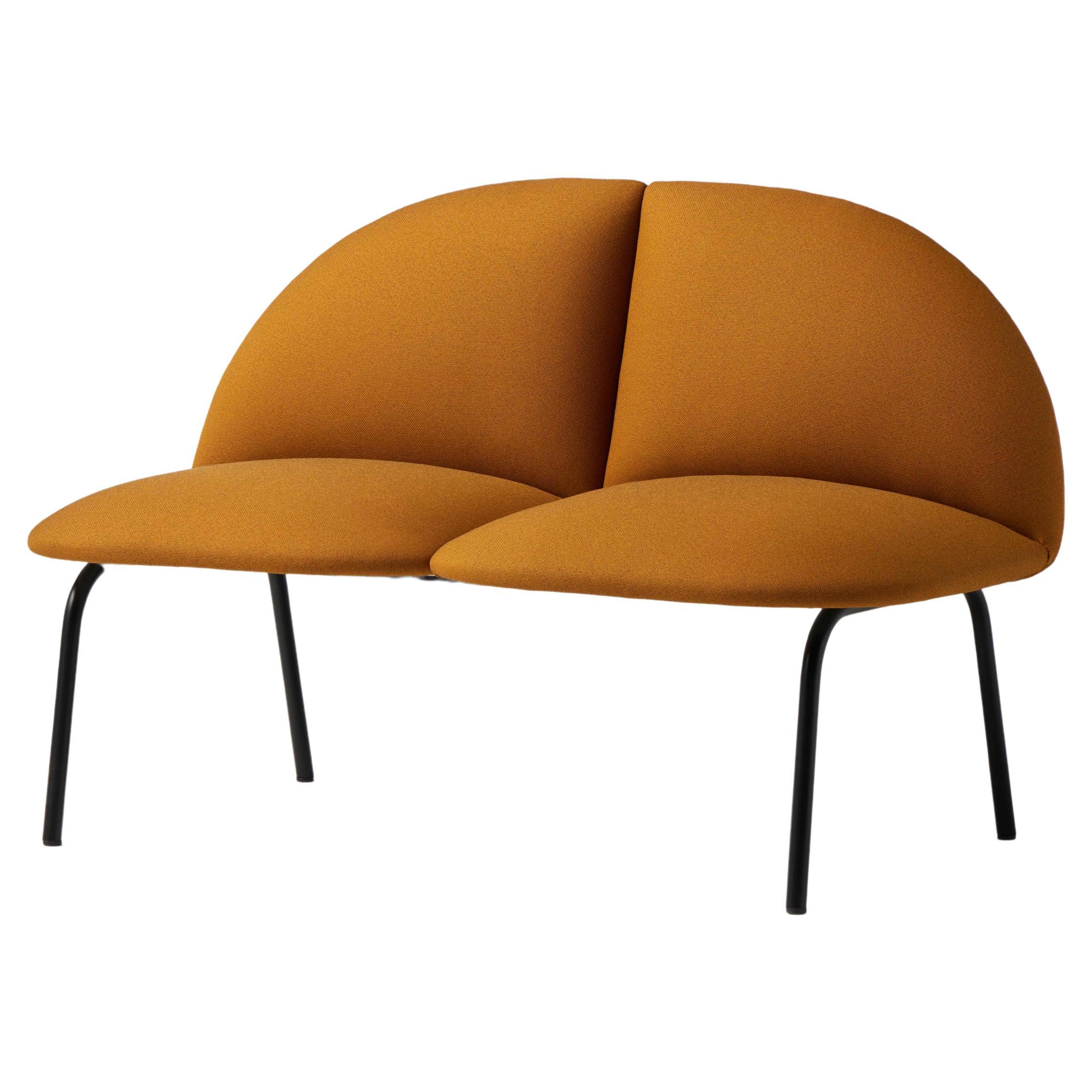 Orange 1970's Chrome Trim 3-Seat Cube Sofa by Selig Monroe at 1stDibs ...