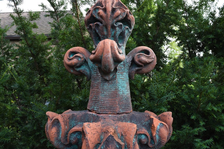 Terracotta Building Spire For Sale at 1stDibs | italian antique garden ...