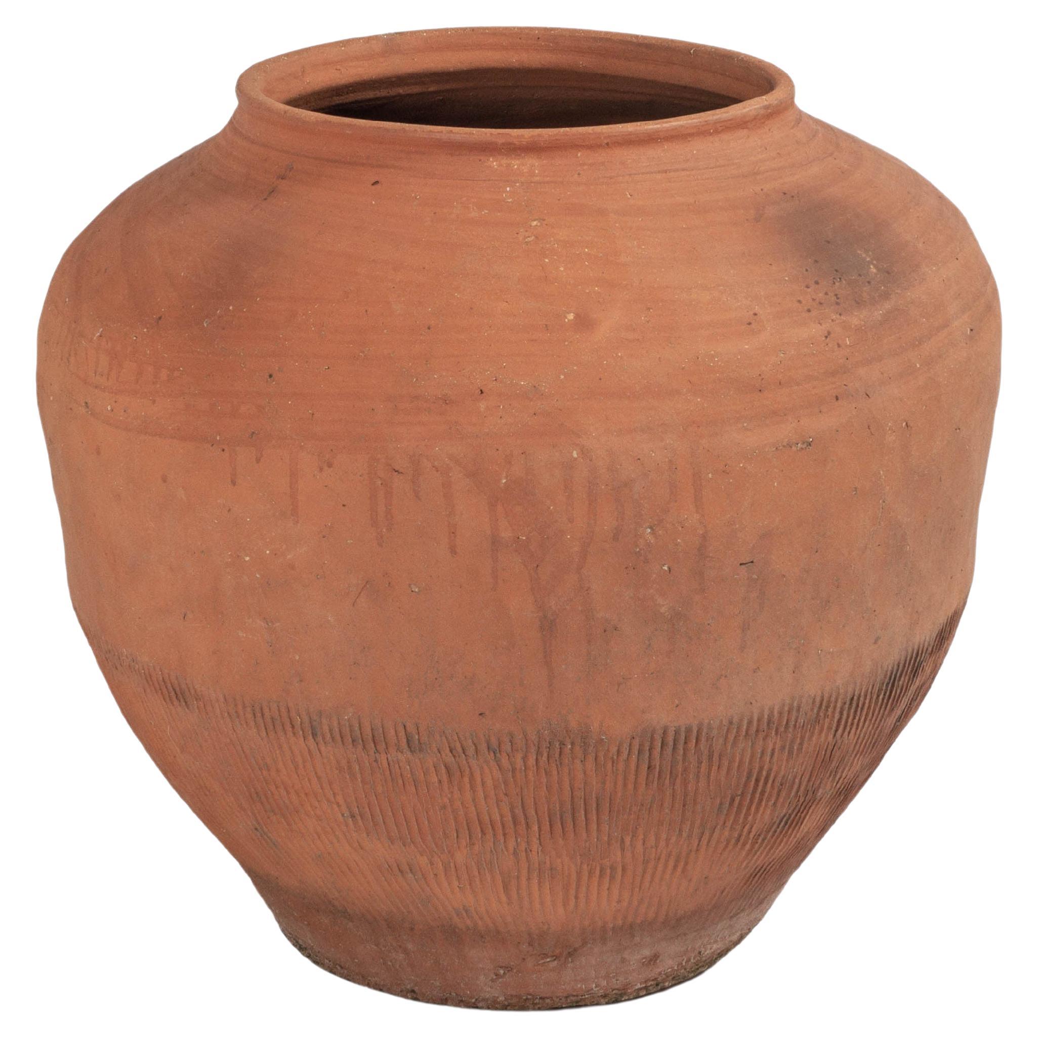 Monumental Terra Cotta Storage Jar at 1stDibs