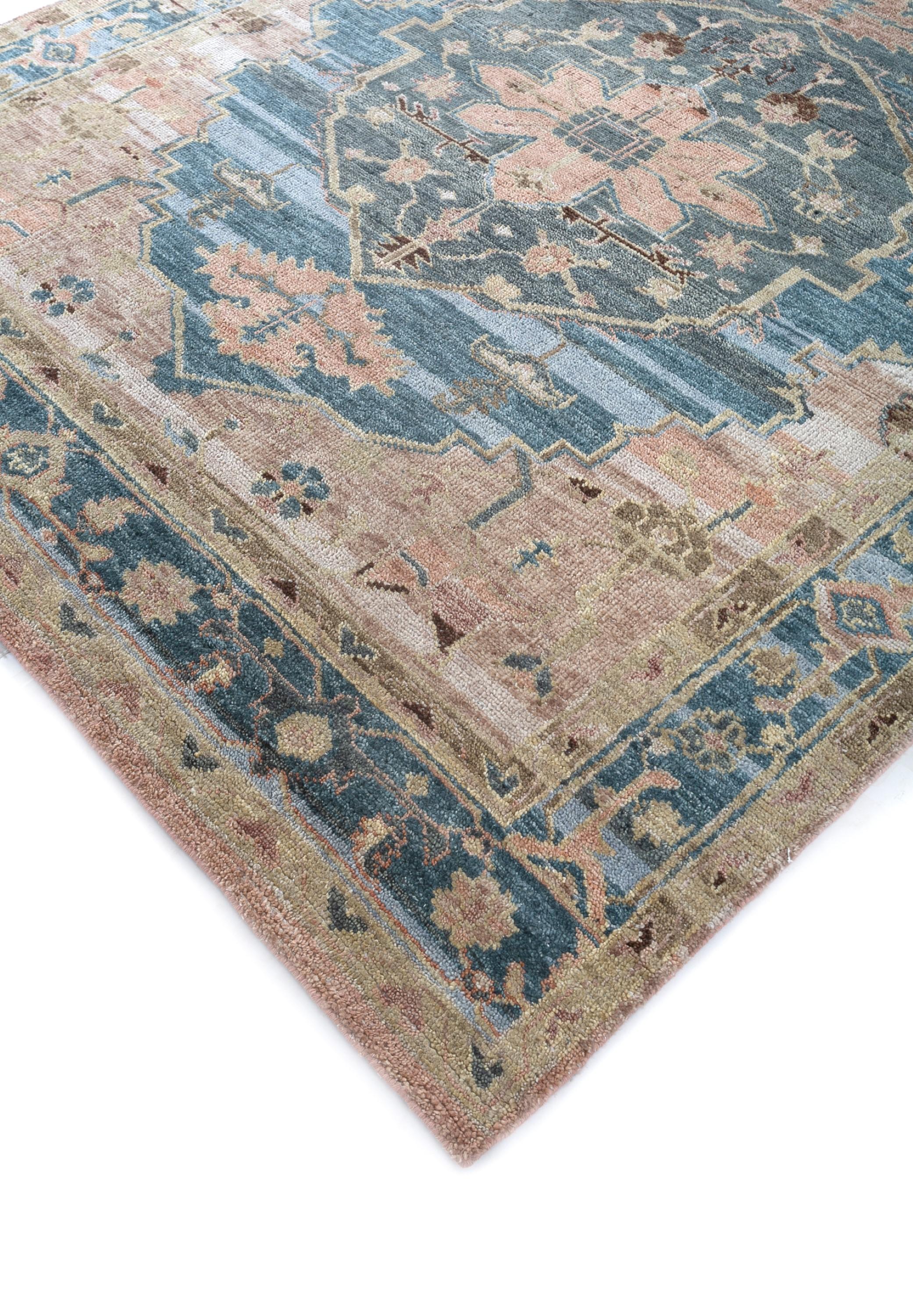 Terra Firma Tableau Medium Gold and Tea Leaf 270x360 cm Handknotted Rug ...