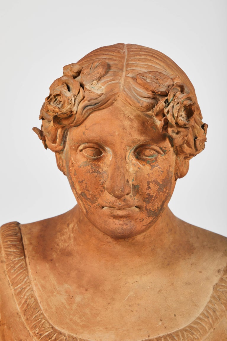 Terracotta Busts of the Seasons, Set of Four at 1stDibs