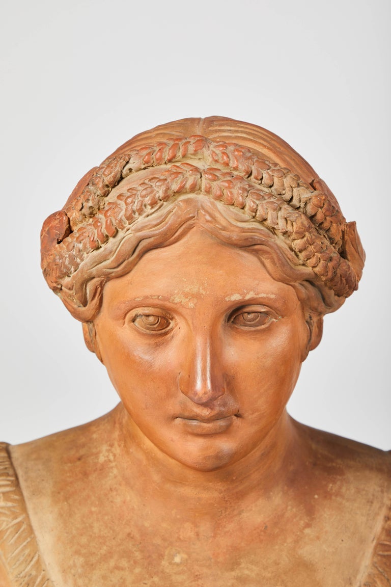 Terracotta Busts of the Seasons, Set of Four at 1stDibs