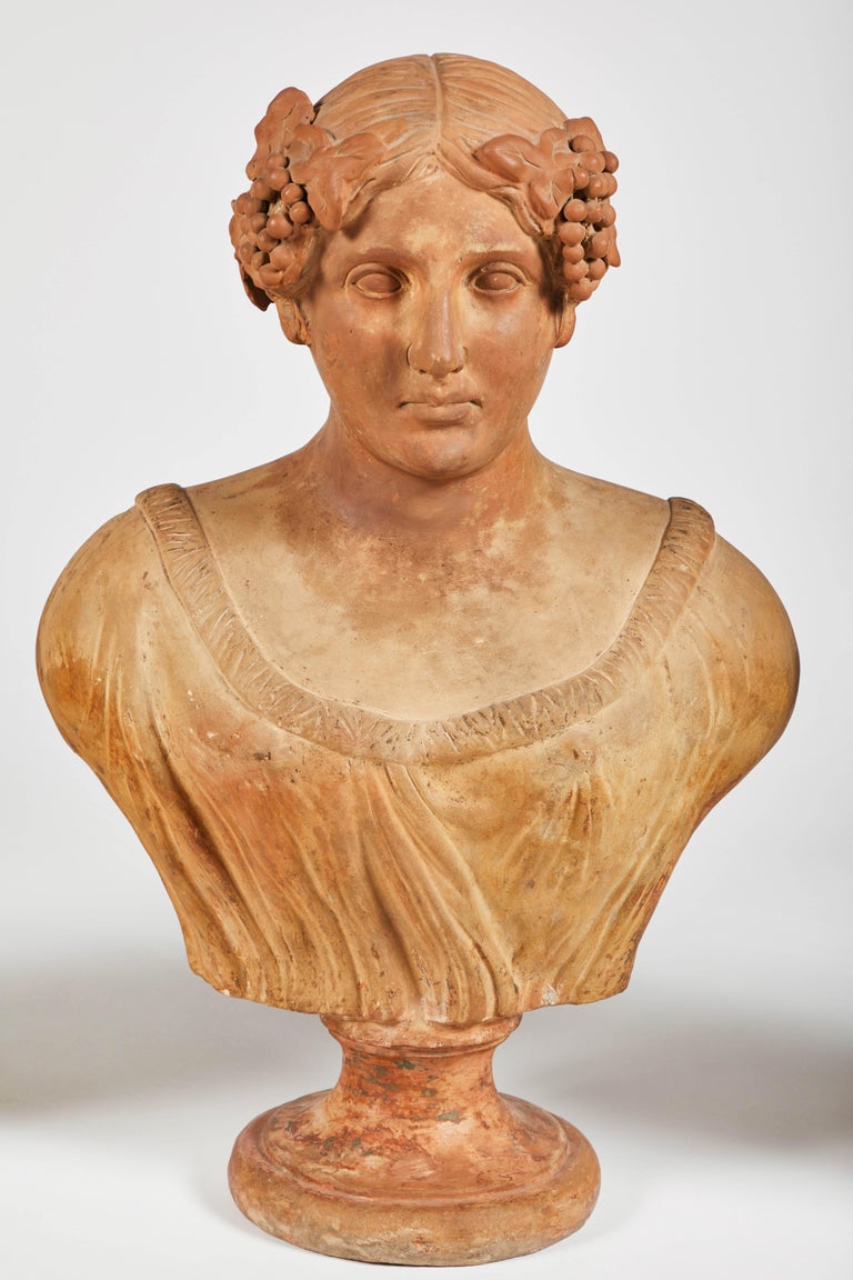 Terracotta Busts of the Seasons, Set of Four at 1stDibs