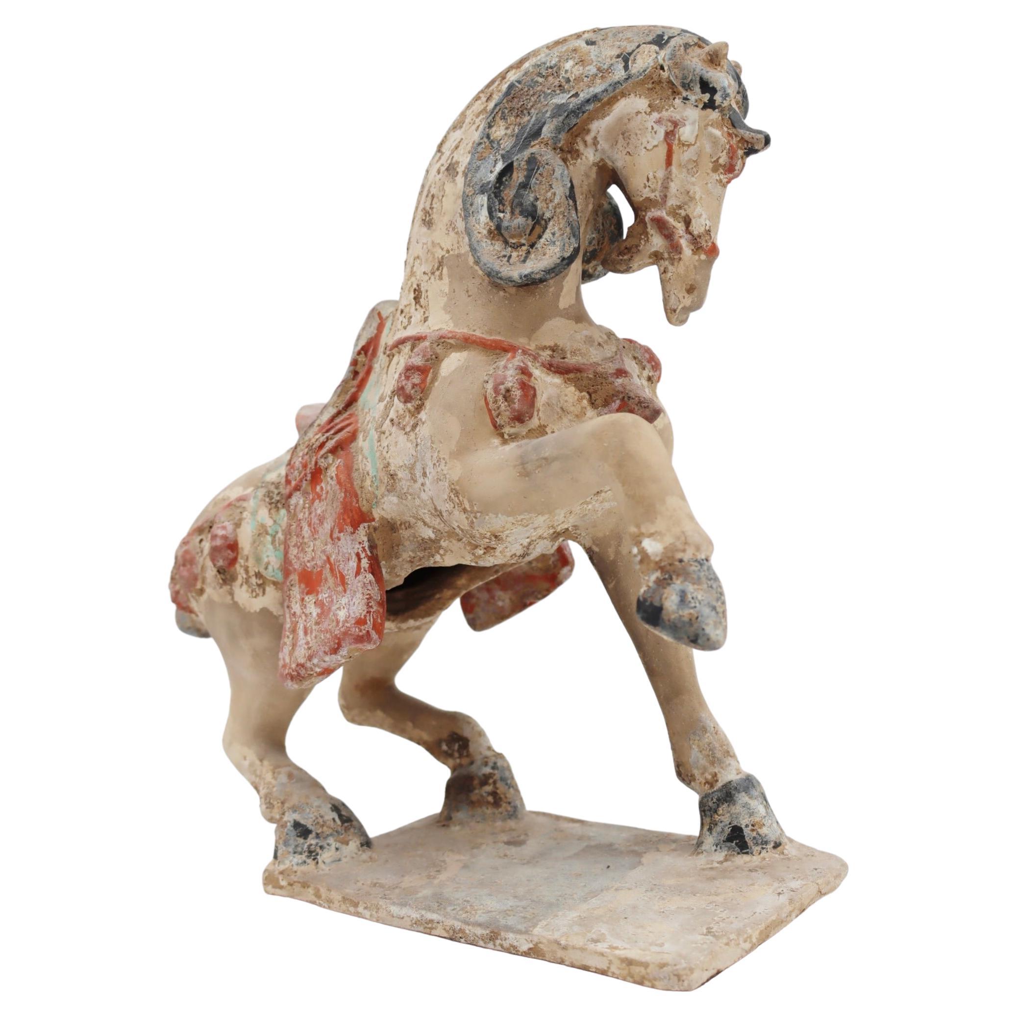 Mid-Century Chinese Wicker Horse For Sale at 1stDibs