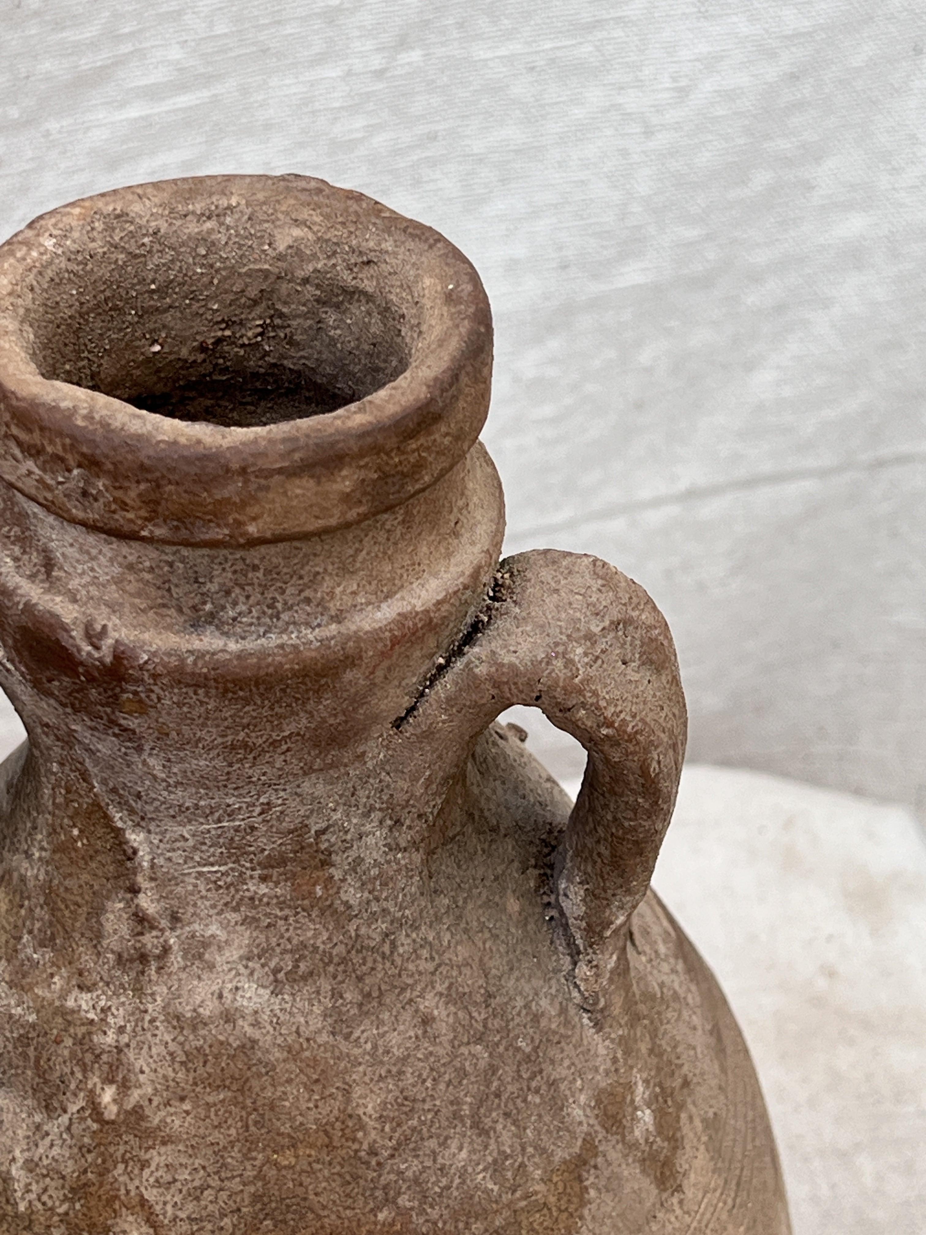 Terracotta Roman Pottery (Set of 3) For Sale at 1stDibs