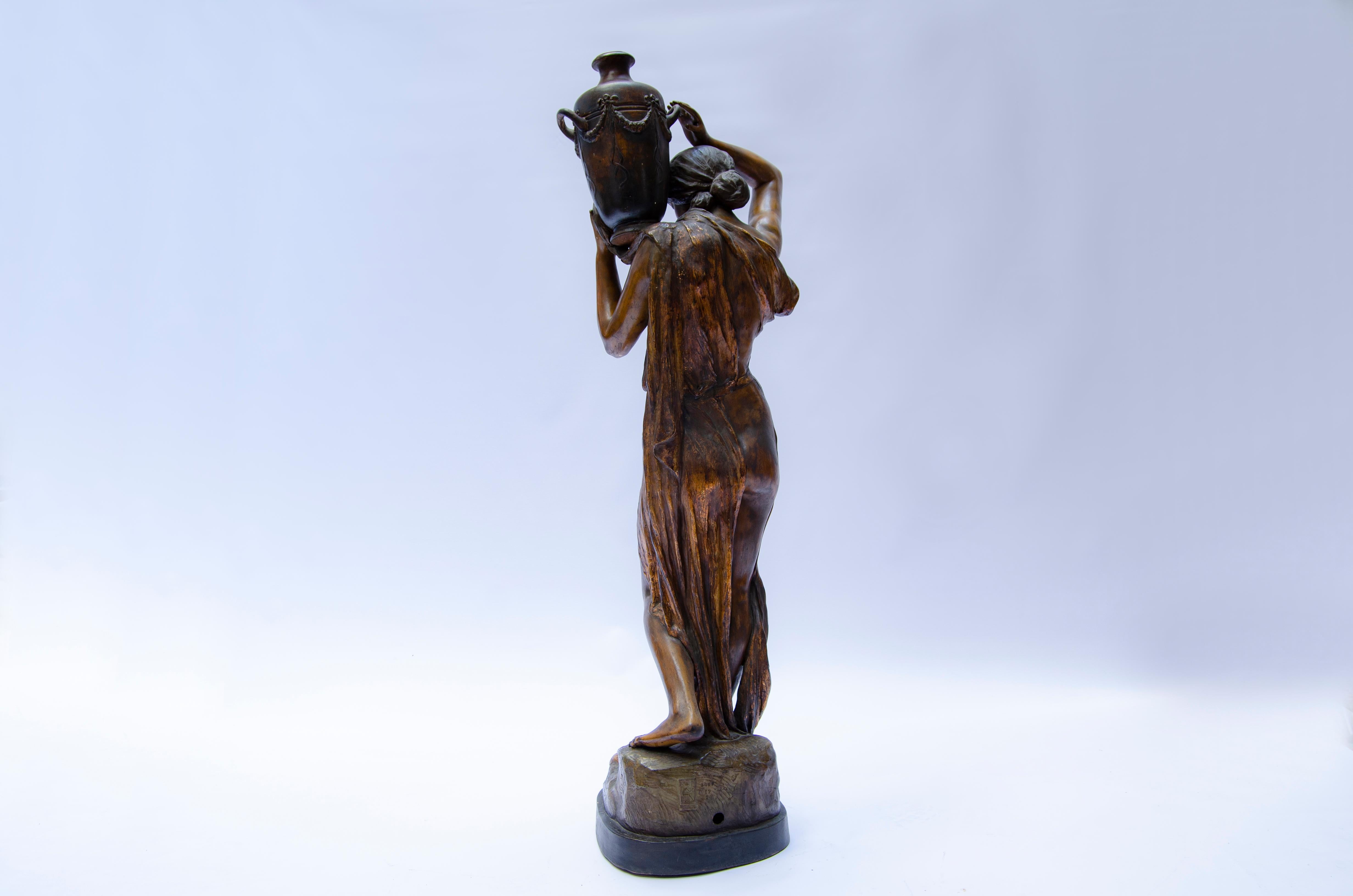 Terracotta sculpture by Friedrich Goldscheider For Sale at 1stDibs
