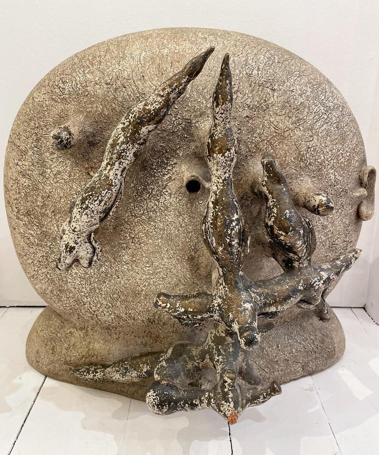 Terracotta Sculpture by Yves Rhayé, Belgium, 1985 For Sale at 1stDibs