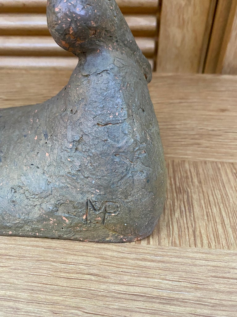 Terracotta Sculpture, Monogrammed Pm for Perugini Mario, circa 1960 For ...