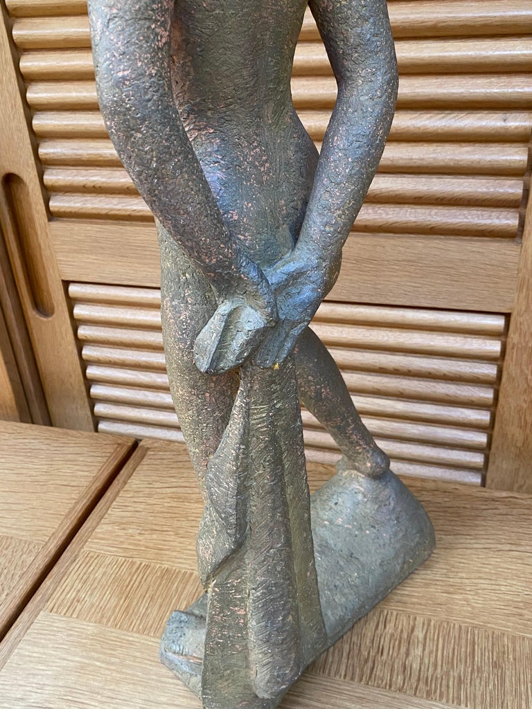 Terracotta Sculpture, Monogrammed Pm for Perugini Mario, circa 1960 For ...