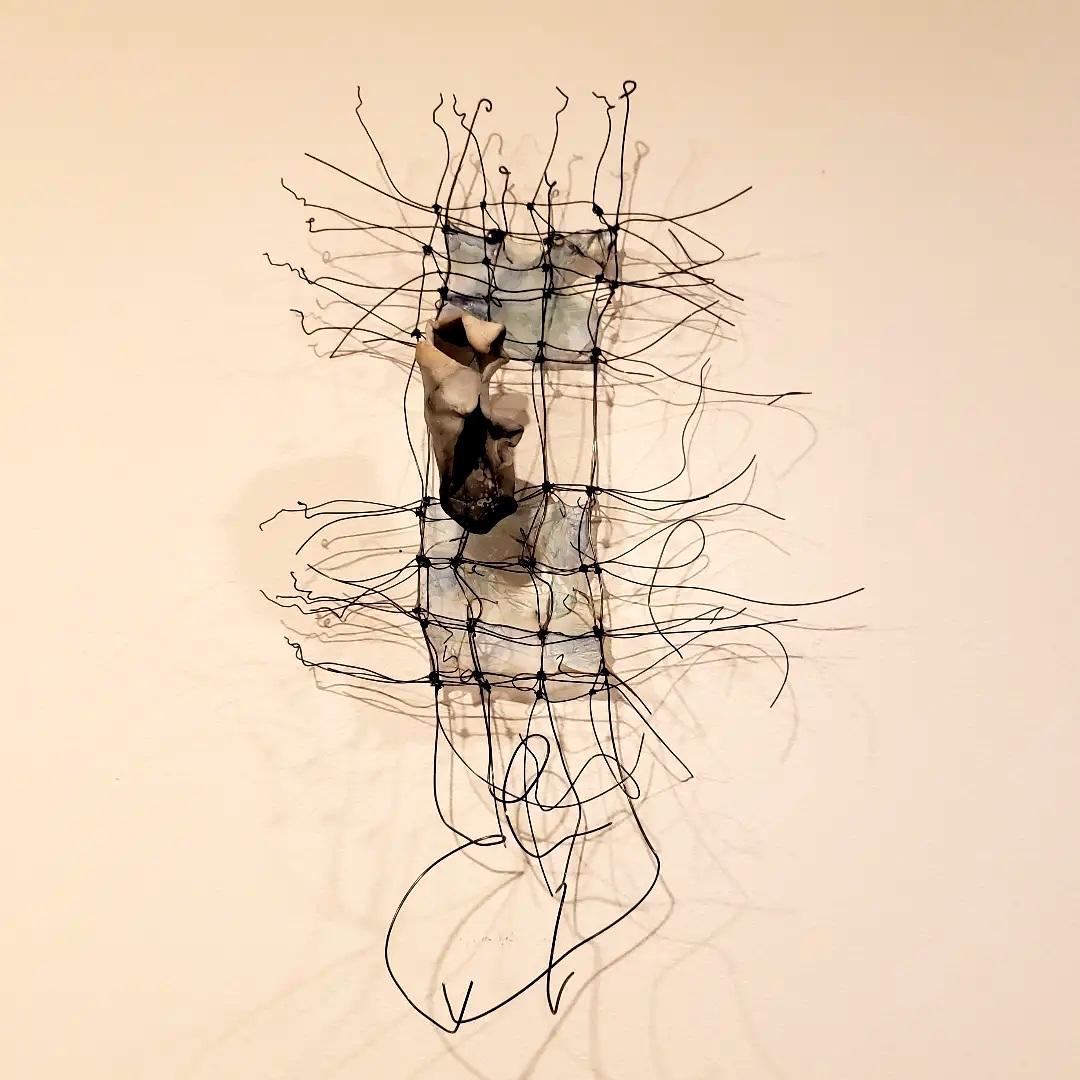 Terri Fraser - Wall Sculpture: ''Cerise'' For Sale at 1stDibs