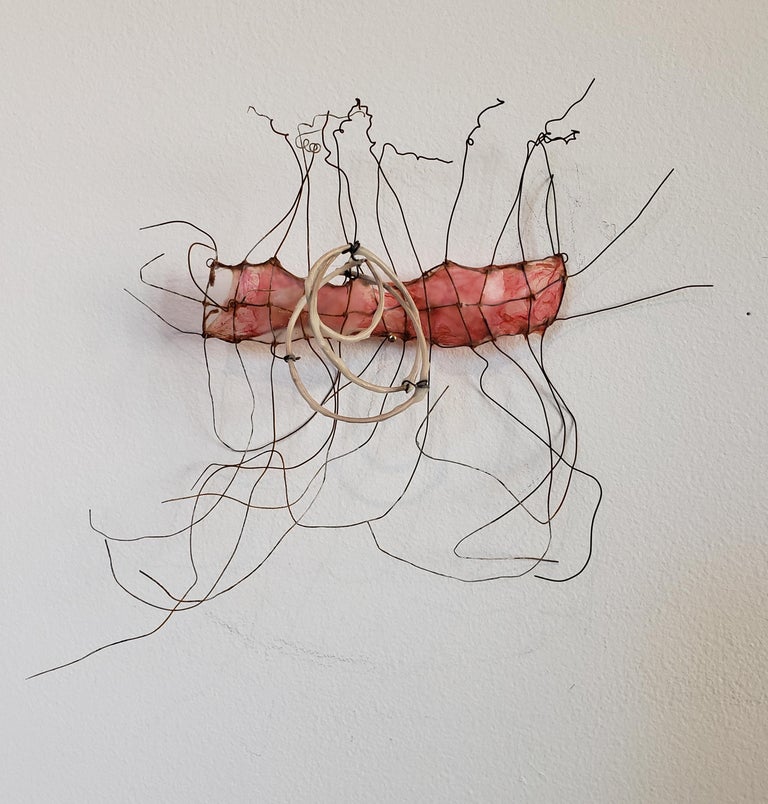Terri Fraser - Wall Sculpture: 'Cerise' For Sale at 1stDibs