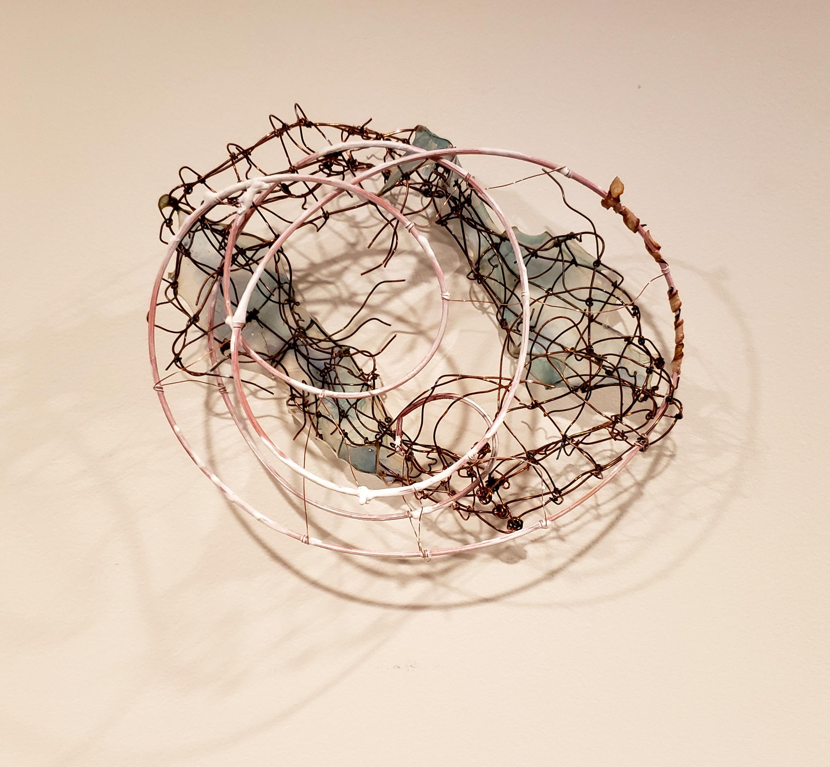 Terri Fraser - Wall Sculpture: ''Cerise'' For Sale at 1stDibs