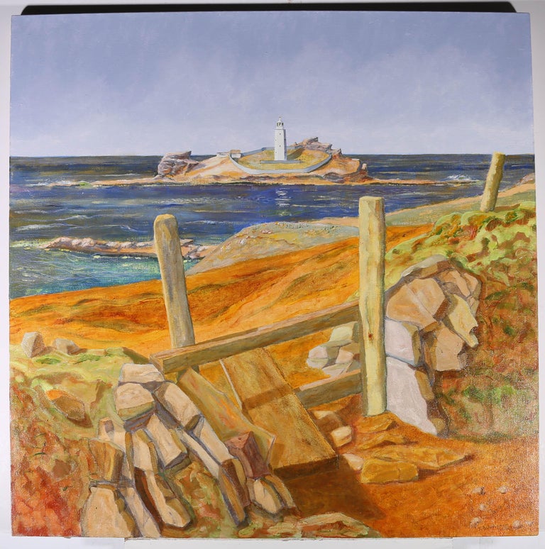 Terry Buchanan - Terry Buchanan (b.1938) - Contemporary Oil, Godrevy ...