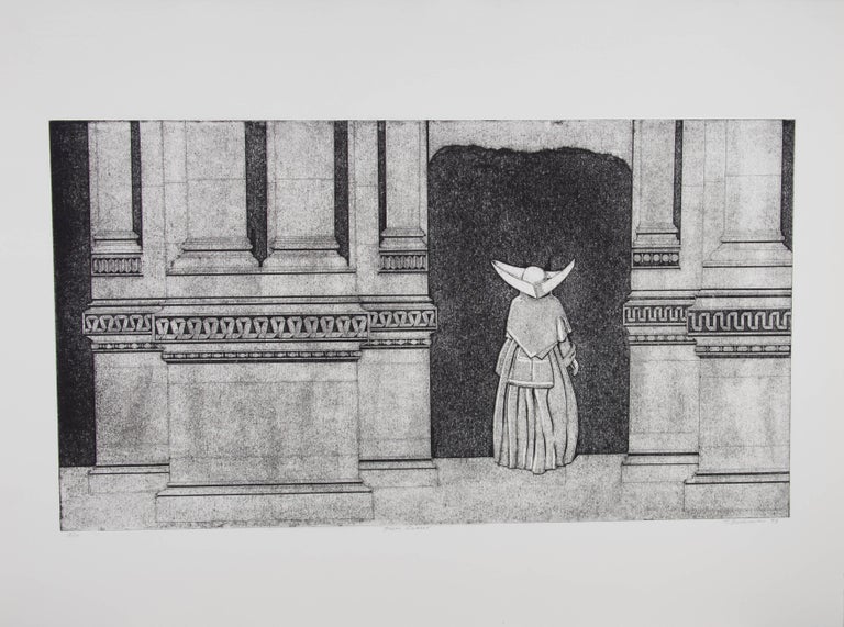 Terry Buchanan - Terry Buchanan (b.1938) - 1998 Etching, Sacre Coeur II ...