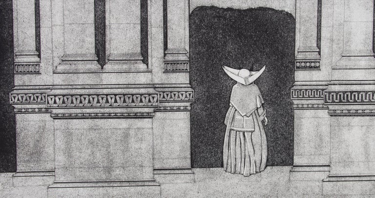 Terry Buchanan - Terry Buchanan (b.1938) - 1998 Etching, Sacre Coeur II ...