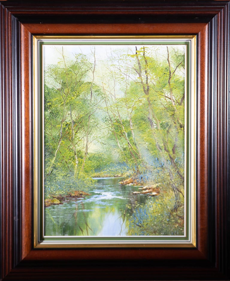 Terry Evans - Terry Evans (b.1943) - Contemporary Oil, River Running ...
