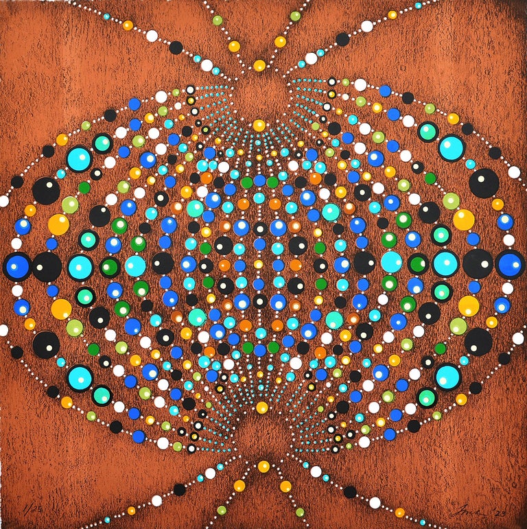 Terry Maker - "Field Lines ( cuivre)" En vente sur 1stDibs